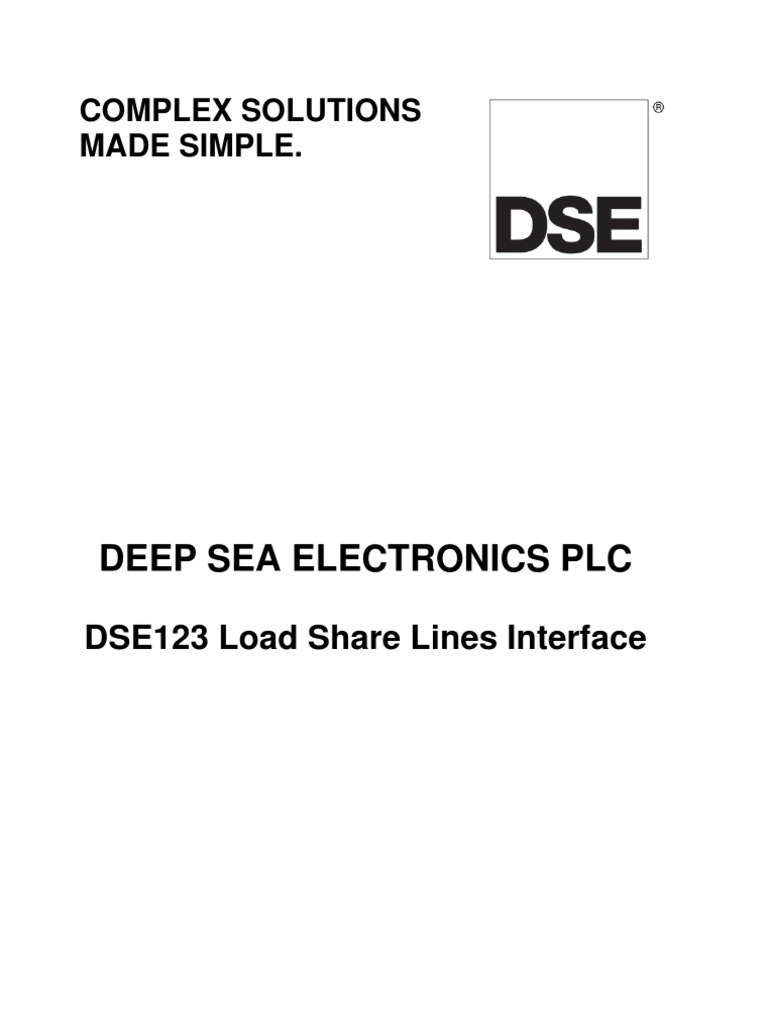 Dse123 Manual | PDF | Programmable Logic Controller | Electromagnetic Compatibility
