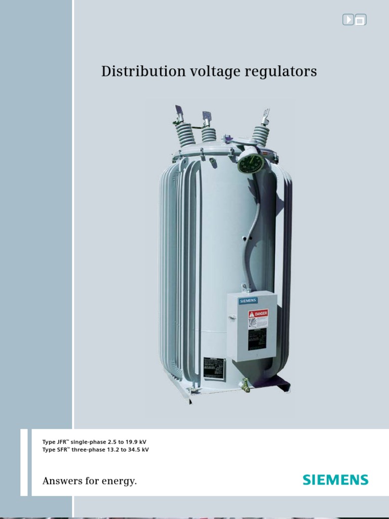 Voltage Regulator Catalog en | PDF | Transformer | Electric Power ...