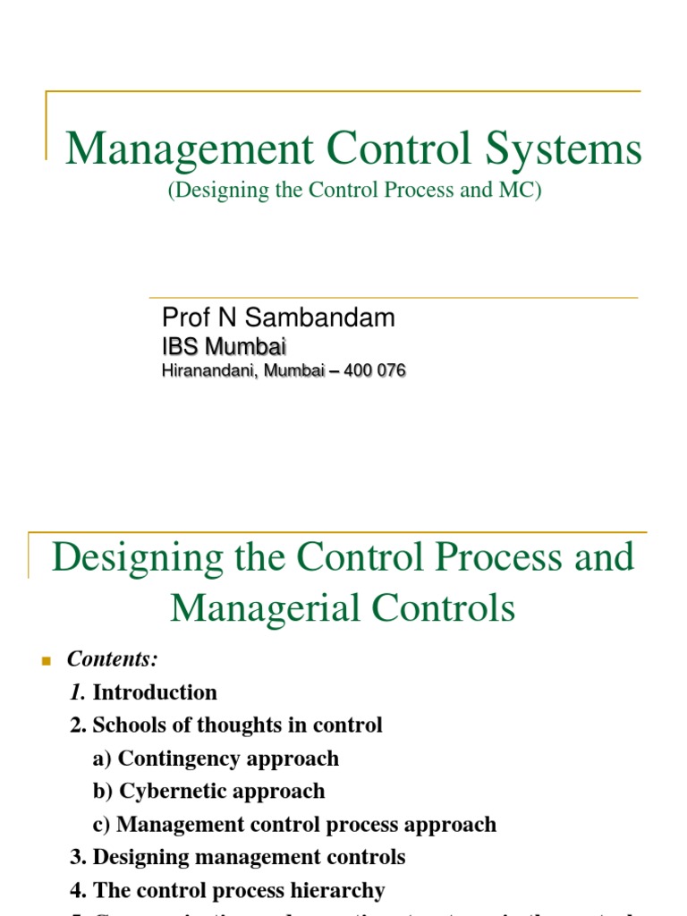 Design of MCS | PDF | Systems Theory | Emergence