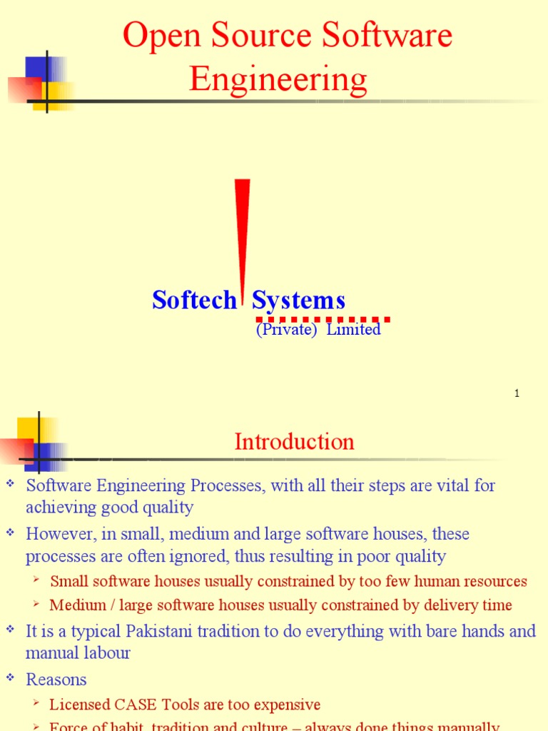 Open Source Software Engineering: Softech Systems | PDF | Computers