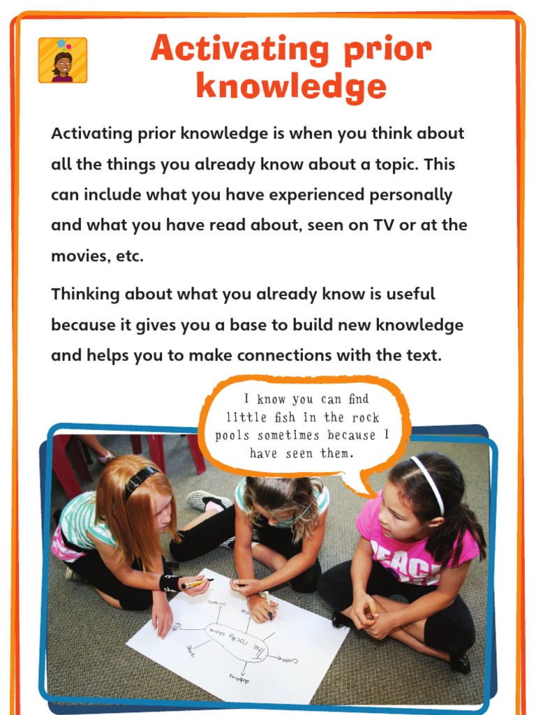 SM1 Activating Prior Knowledge Starter Chart | PDF