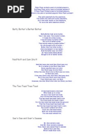 Ten Little Soldier Boys Poem | PDF