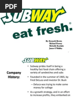 Subway SWOT and PESTLE Analysis 2023 | PDF | Swot Analysis | Restaurants