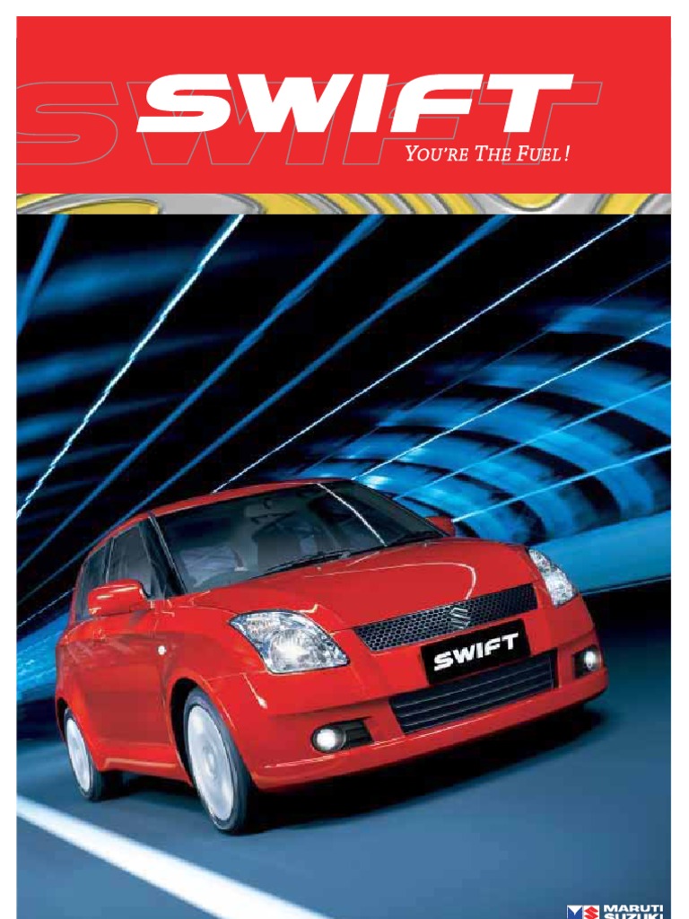 Swift Brochure | PDF | Suspension (Vehicle) | Manual Transmission