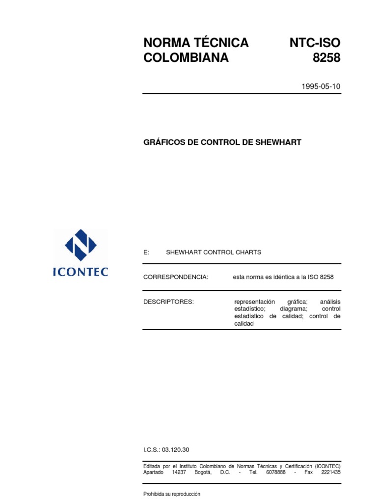 Ntc-Iso 8258 | PDF