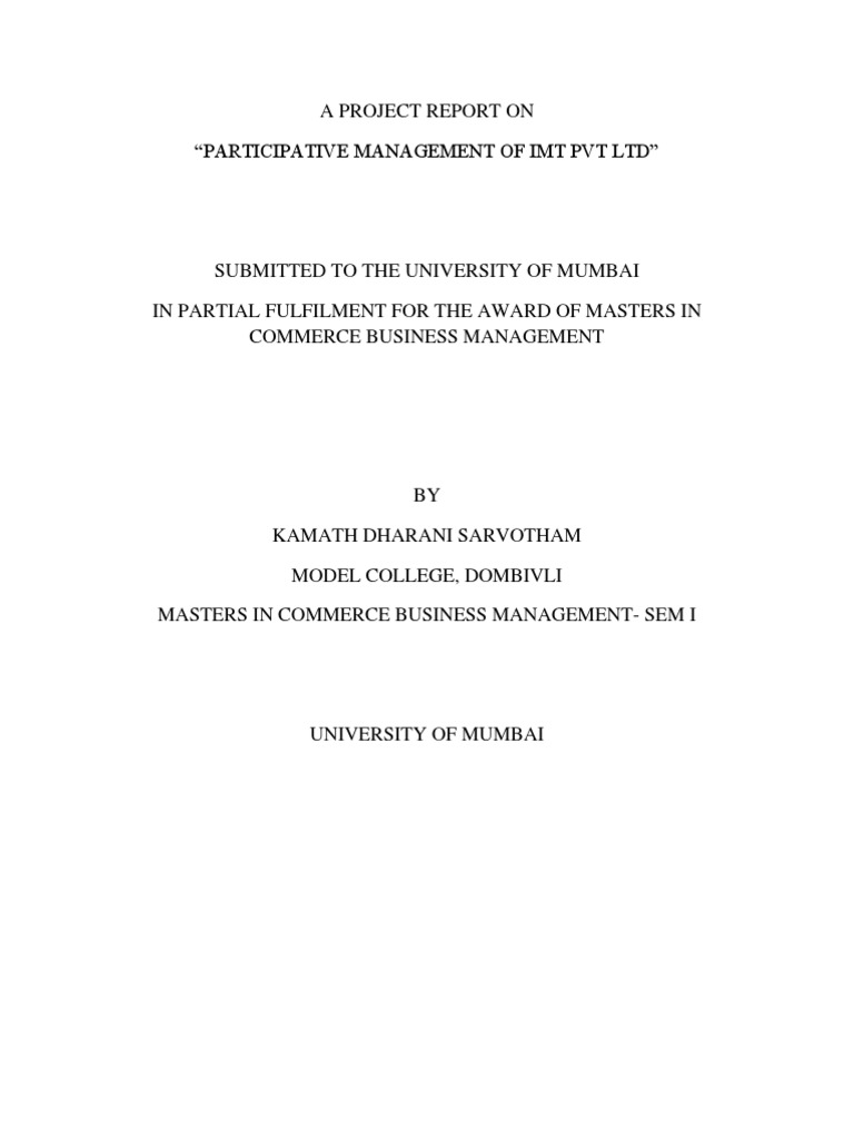 Final Mcom Project | PDF | Employment | Motivation