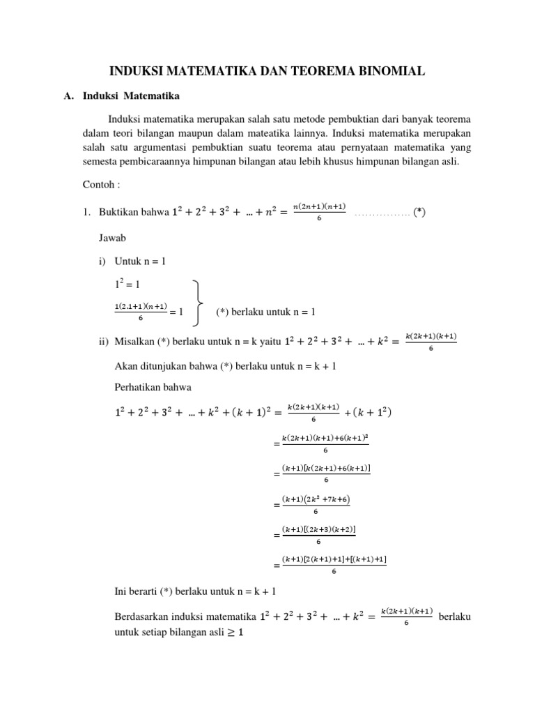 Teorema Binomial1 | PDF