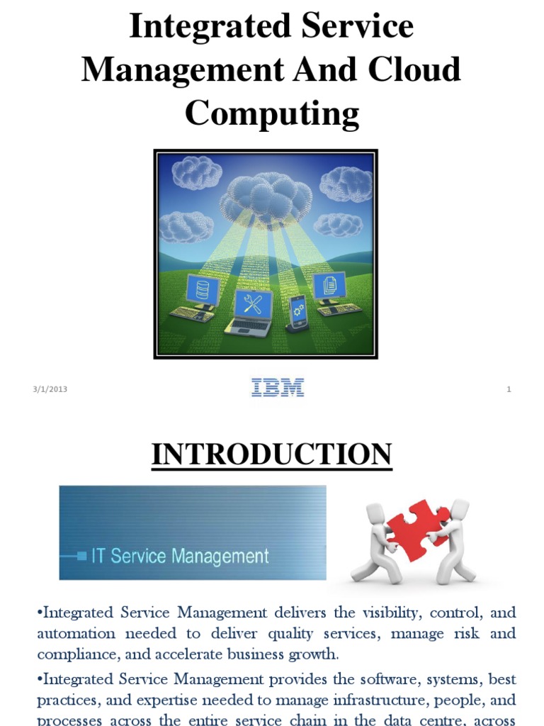 Integrated Service Management and Cloud Computing | PDF | Cloud ...
