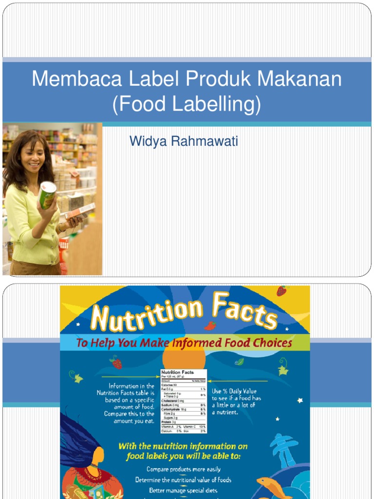 Membaca Label Makanan | PDF