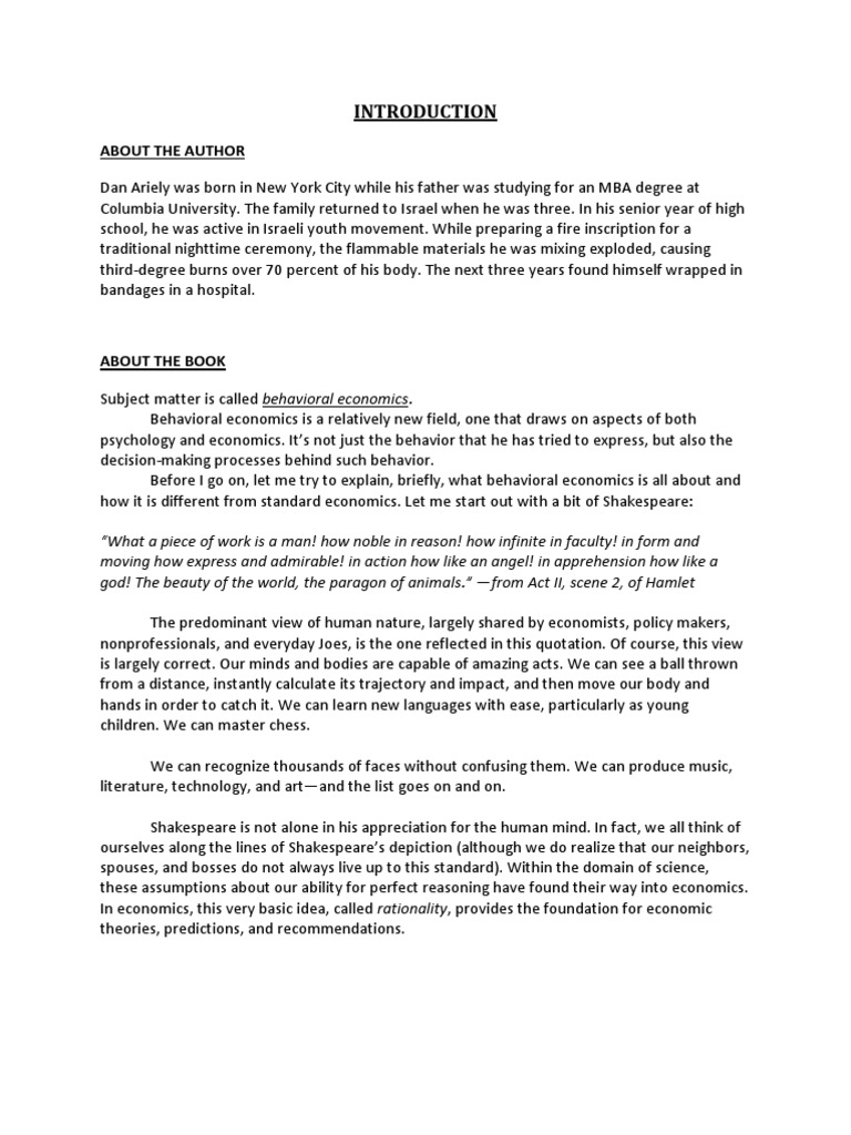 Predictably Irrational | PDF | Irrationality | Demand