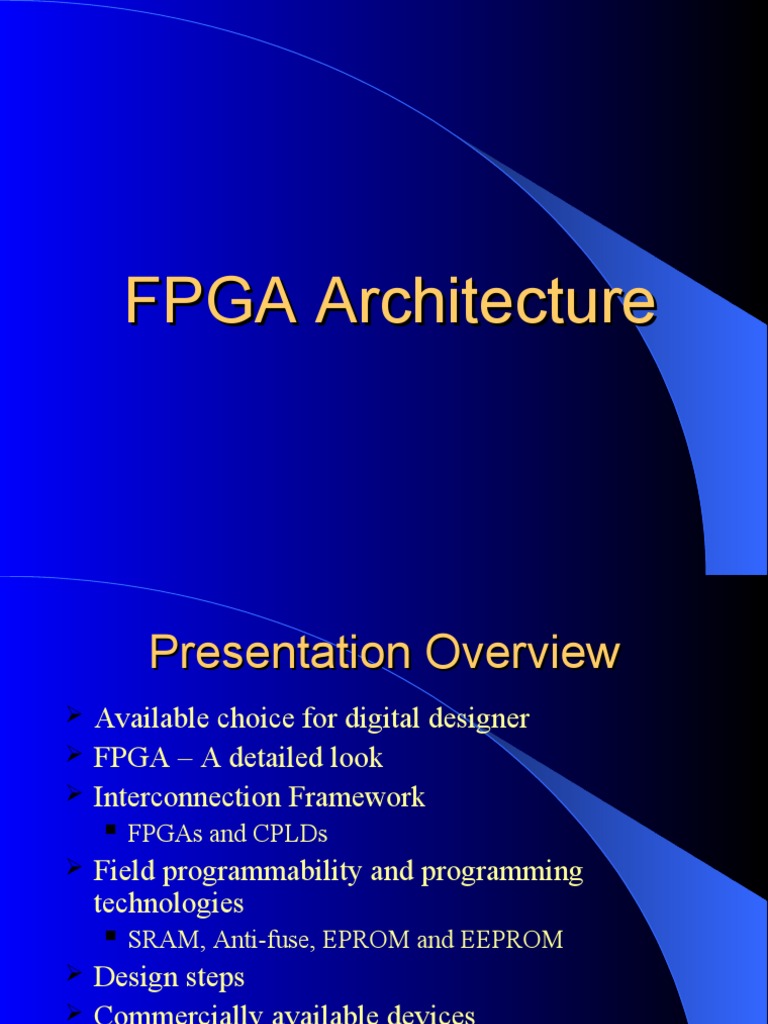 FPGA Arch | PDF | Computers