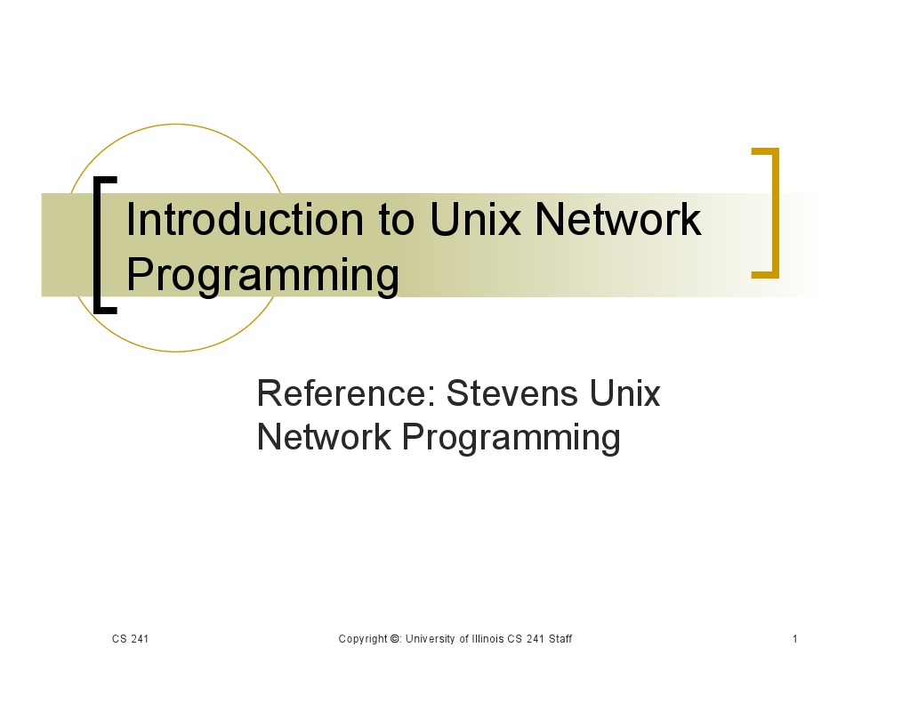 Unix Network Programming PDF | PDF | Network Socket | Transmission Control Protocol