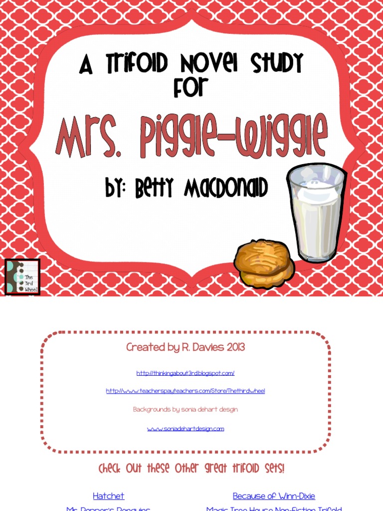 Piggle-Wiggle Novel Study | PDF | Causality | Psychological Concepts