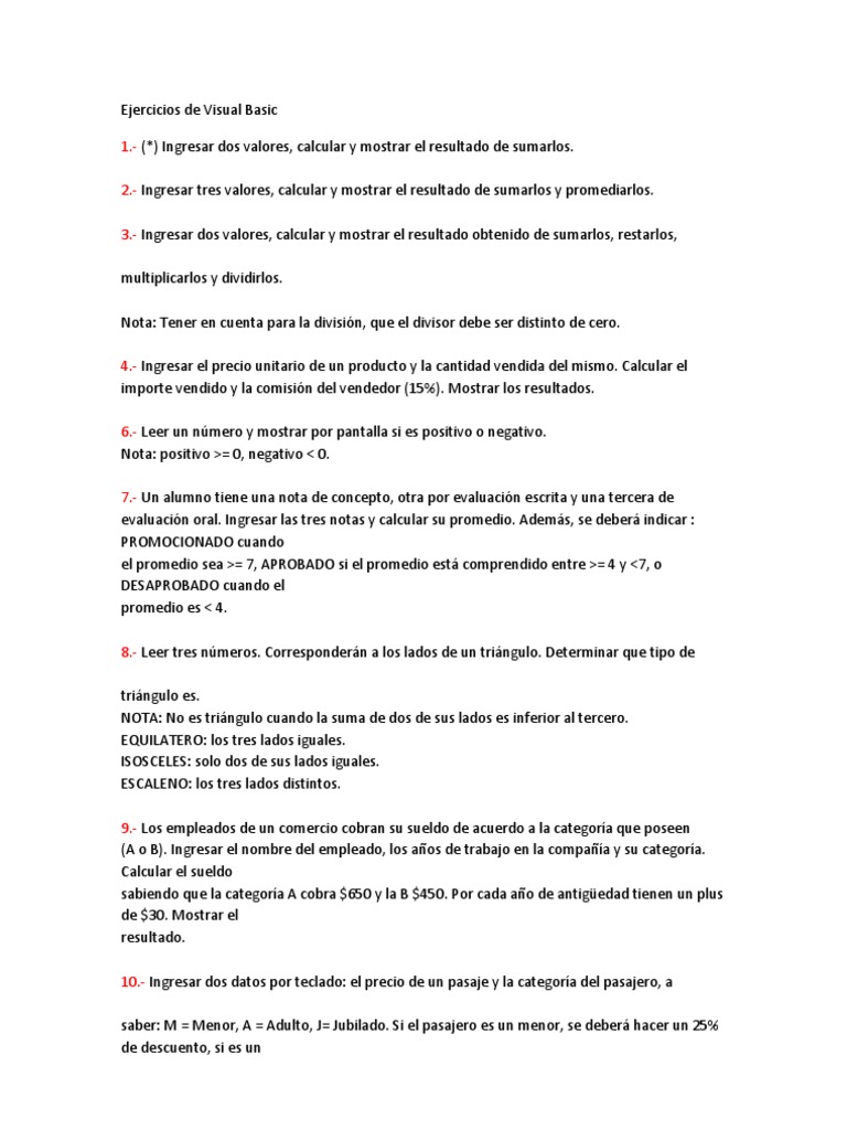 Ejercicios de Visual Basic | PDF | Euro | Pobreza