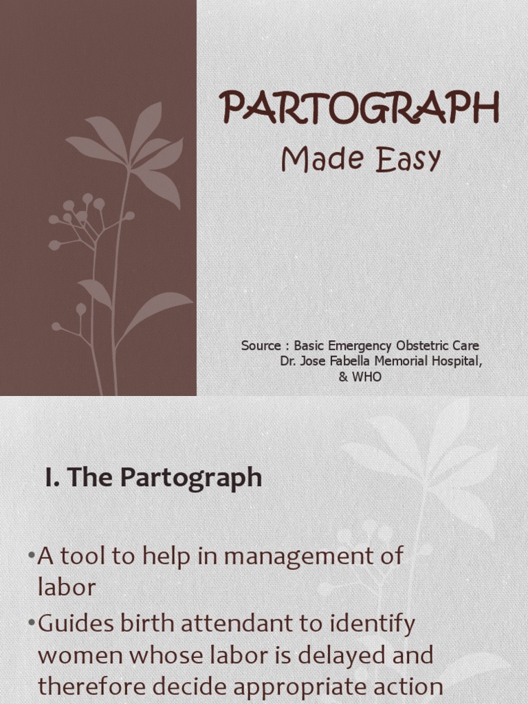 Partograph.pptx | Childbirth | Maternal Health