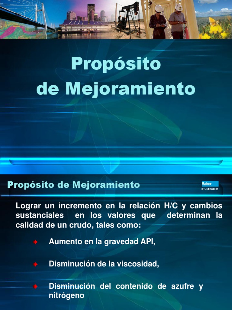 Mejoramiento de Crudo Extrapesado: Procesos y Calidad | PDF | Gasolina ...
