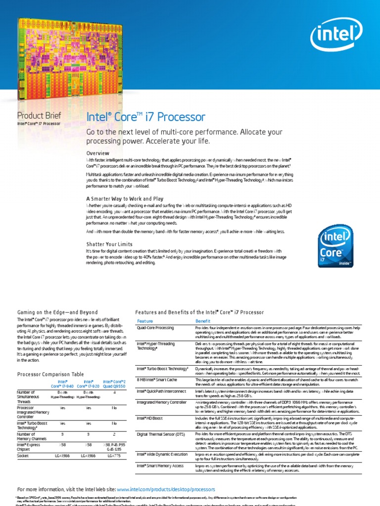 Core Prod Brief | PDF