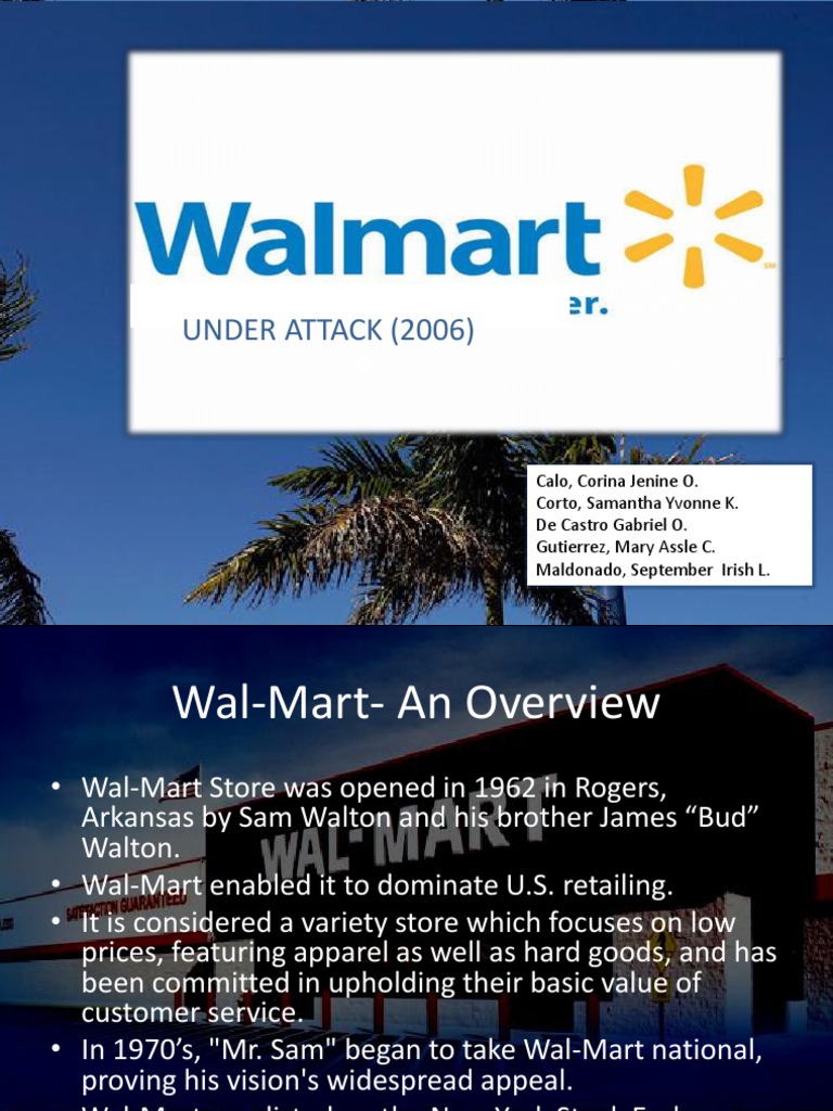 Wal Mart | PDF | Walmart | Retail