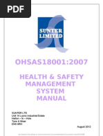 Ohs Manual Sample | PDF | Occupational Safety And Health | Competence ...