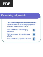 Complete Factoring Guide | PDF | Factorization | Mathematics