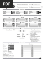 5500 Bushido - Character Sheet | PDF