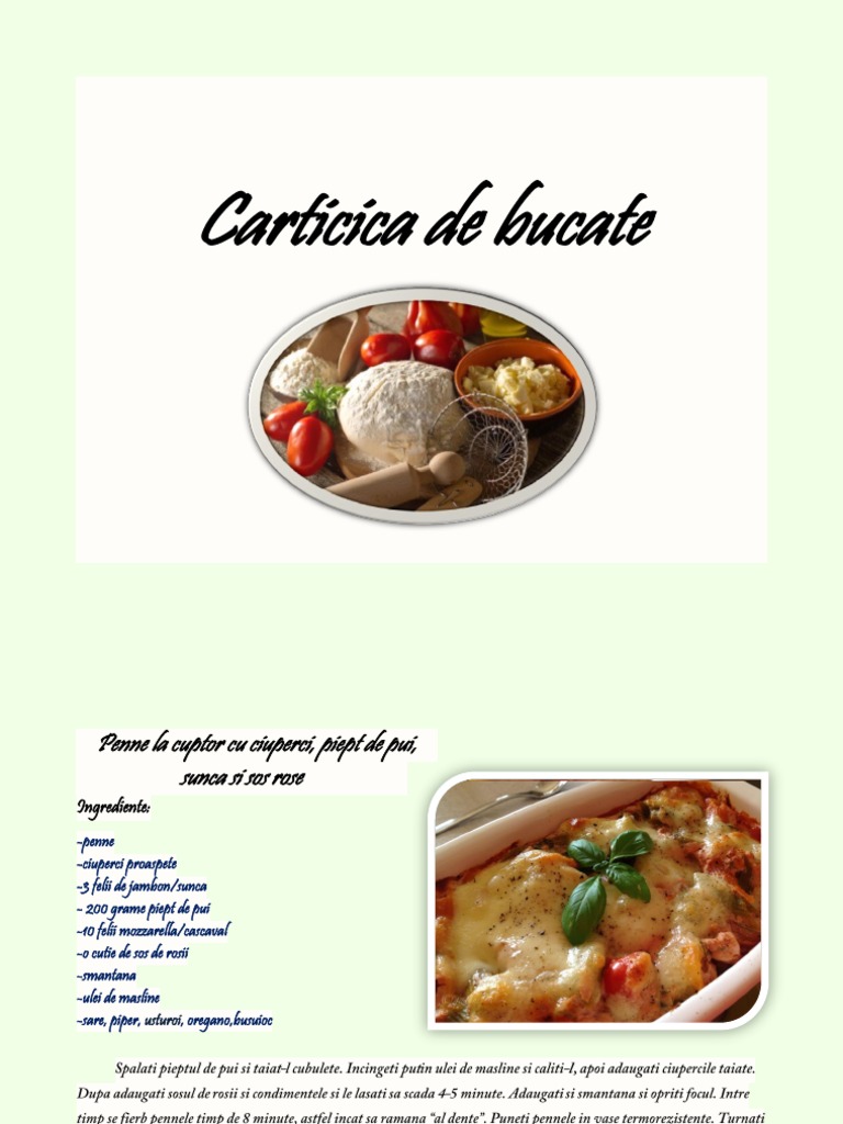 Carte de Bucate