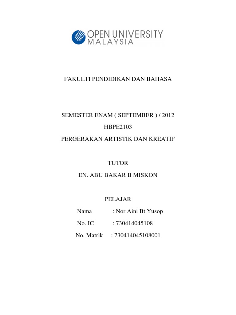 Pergerakan Kreatif | PDF