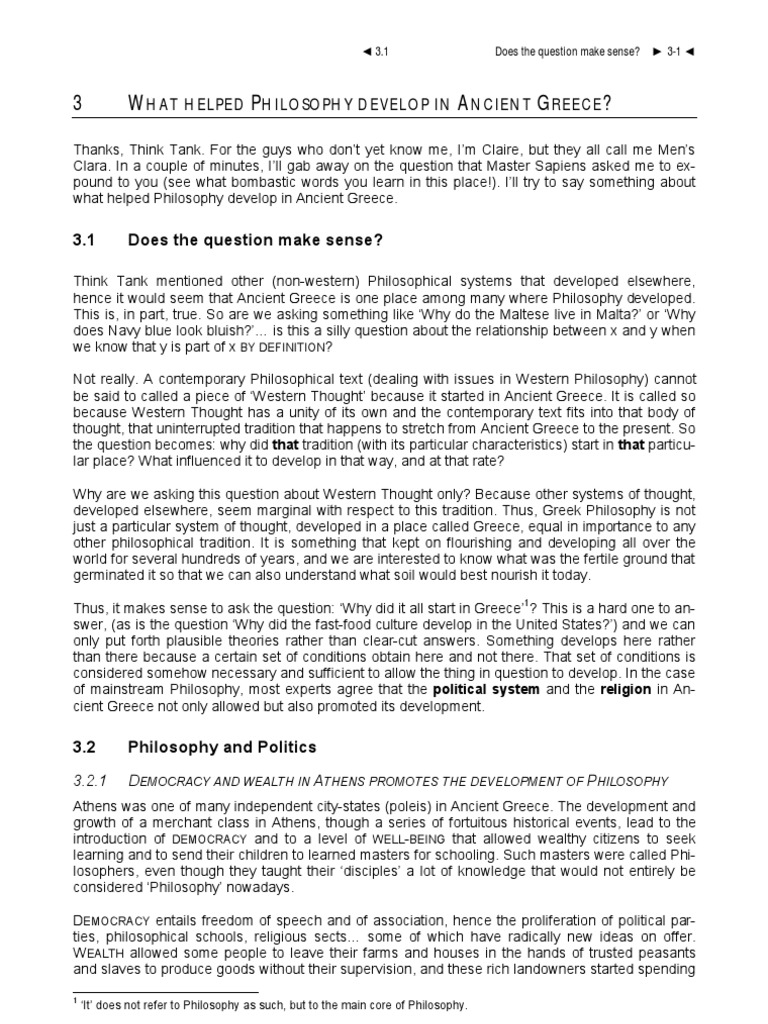 Ancient Greece's Philosophy Development | PDF | Ancient Greece | Democracy