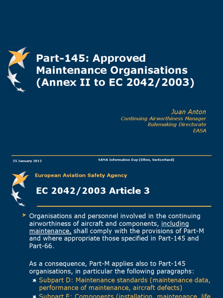 Part-145 Maintenance Organisation Overview | PDF | Aerospace ...