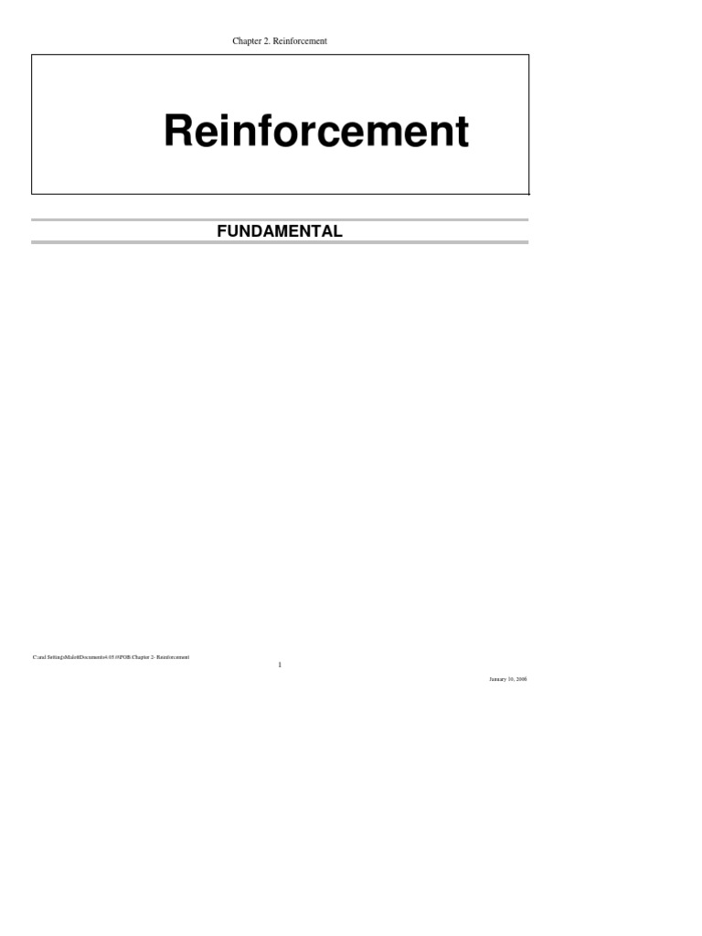 Behavioral Reinforcement Guide | PDF | Reinforcement | Psychology