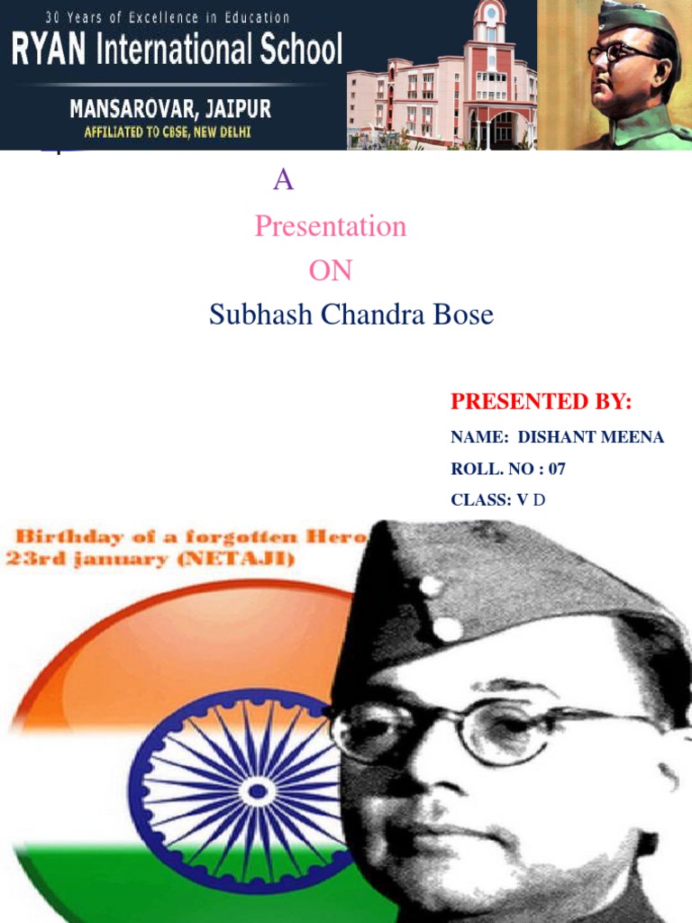 Great Leader Subhash Chand | PDF | Indian Independence Movement ...