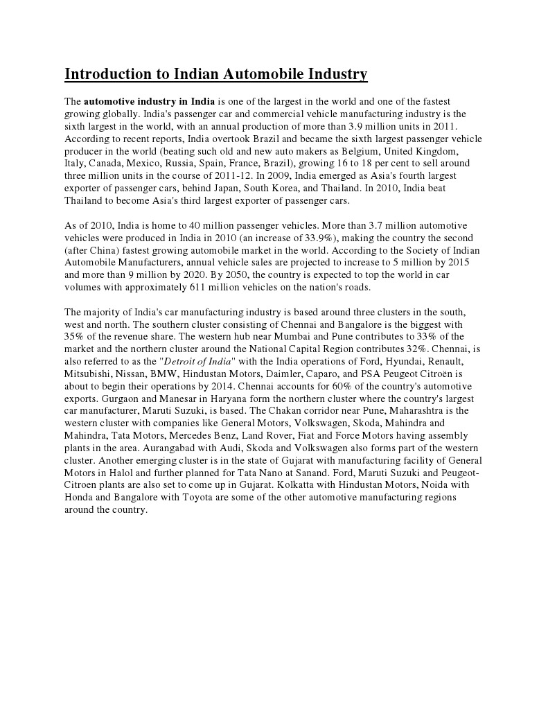 Job Market Assignment | PDF | Private Transport | Industries