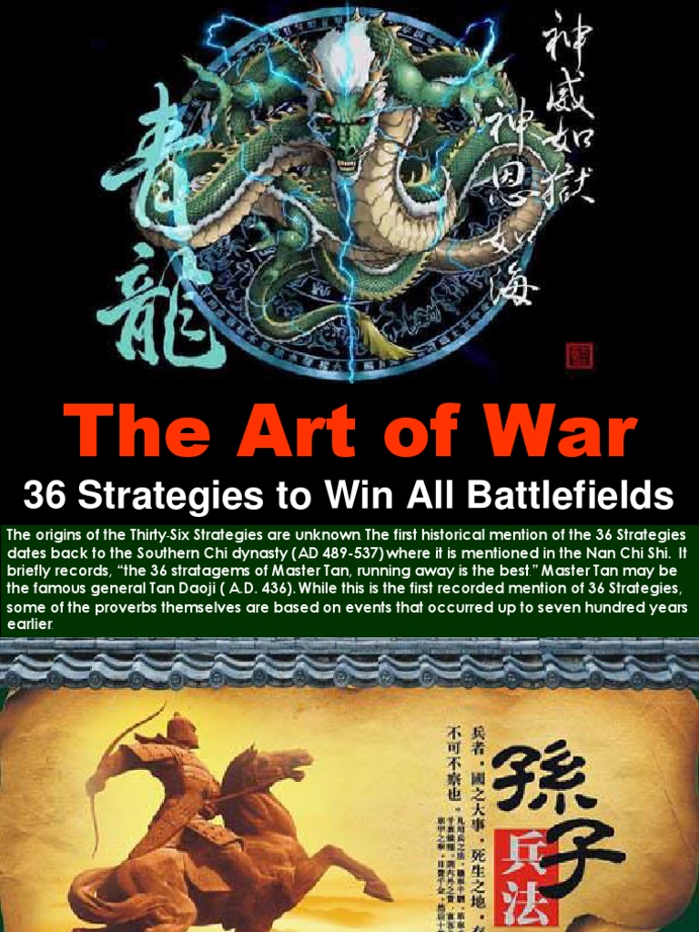 The Art of War: 36 Strategies To Win All Battlefields | PDF | Three ...