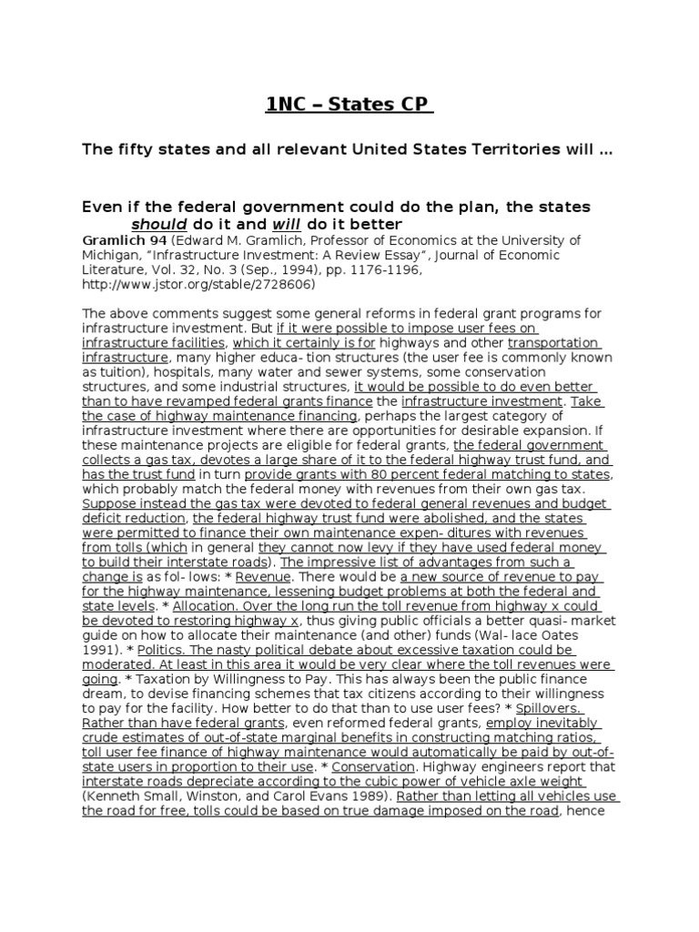 GDI 12 States Federalism | PDF | Air Traffic Control | U.S. State