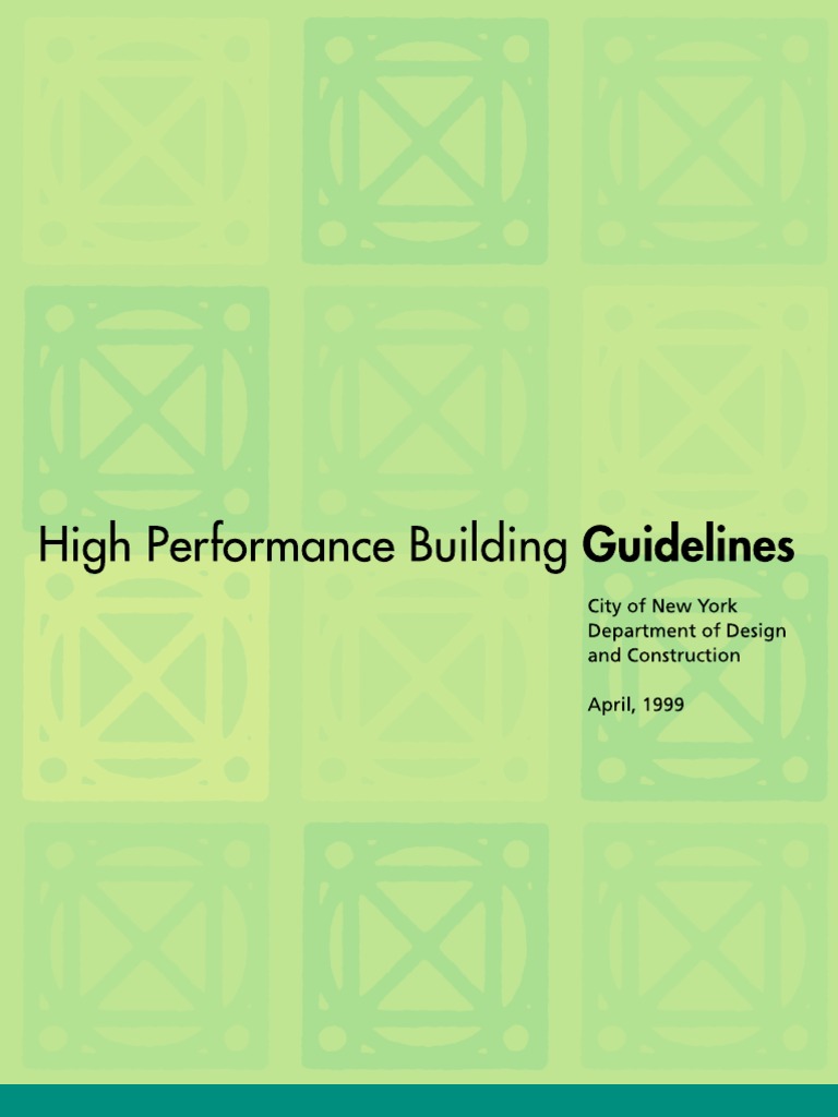 High Performance Building Guidelines | PDF | Green Building | Efficient ...