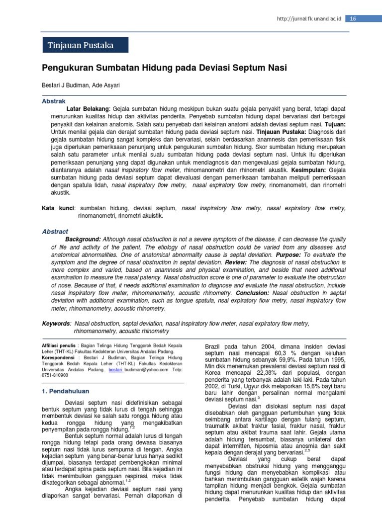 Deviasi Septum | PDF