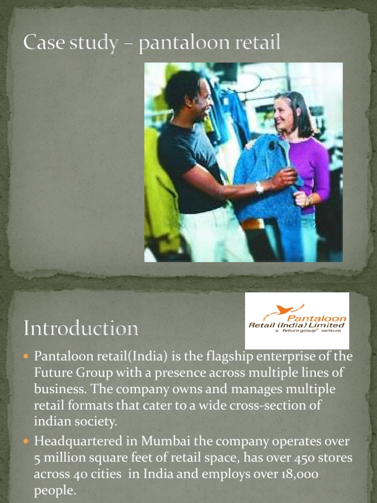 Case Study Pantaloon Retail | PDF | Retail | Sap Se