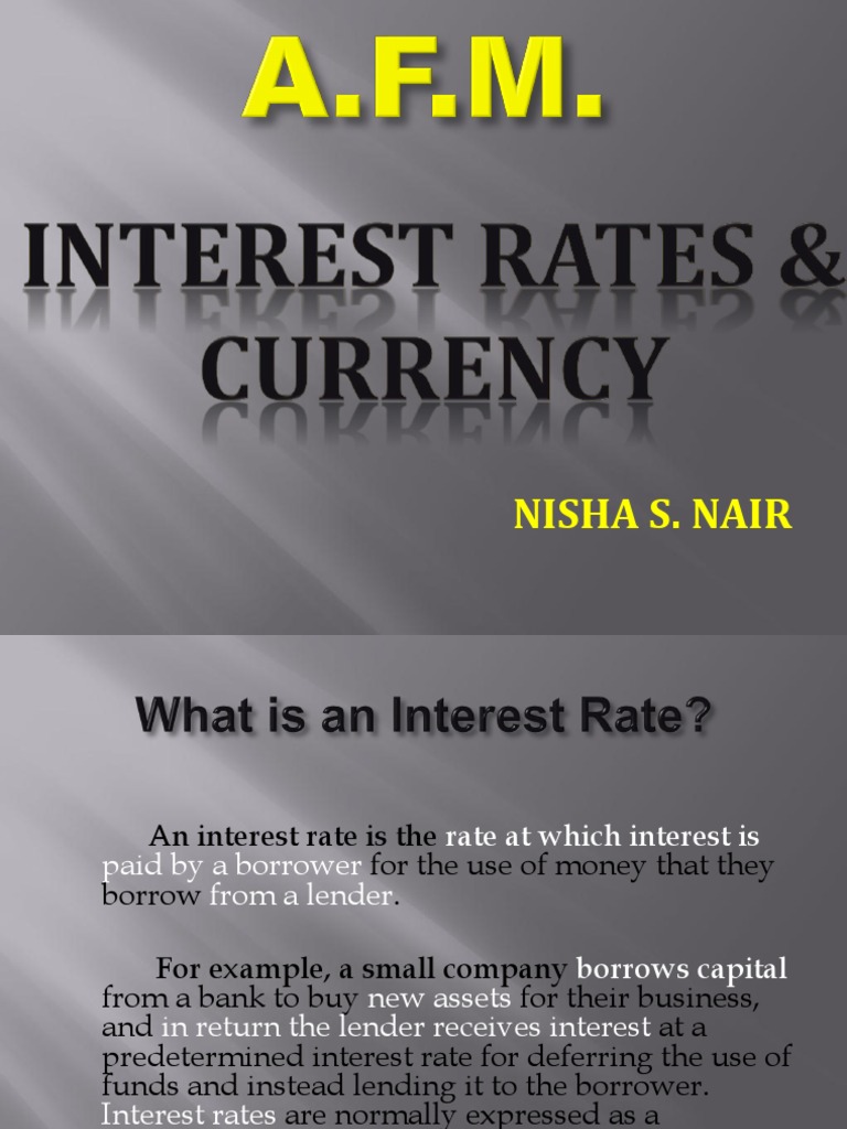 Nis AFM | PDF | Interest | Exchange Rate