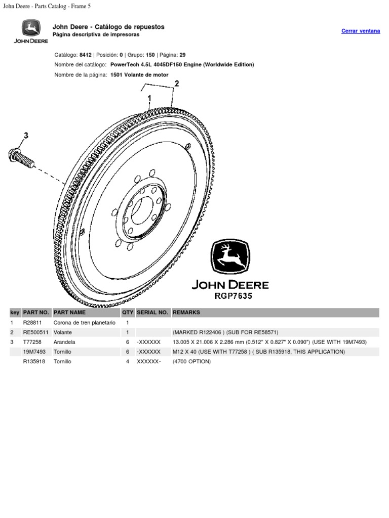 John Deere - Parts | PDF