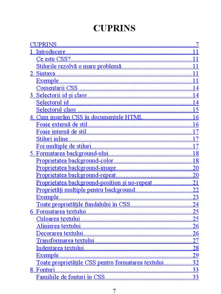 Curs Css in Romana | PDF