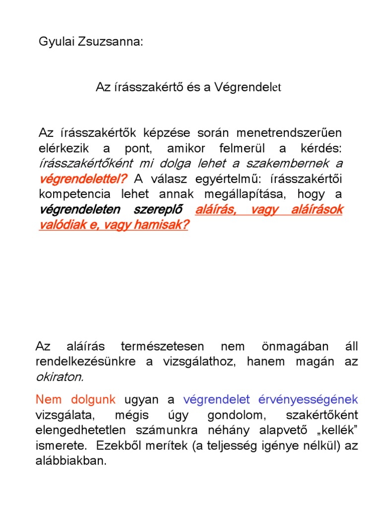 Végrendelet | PDF