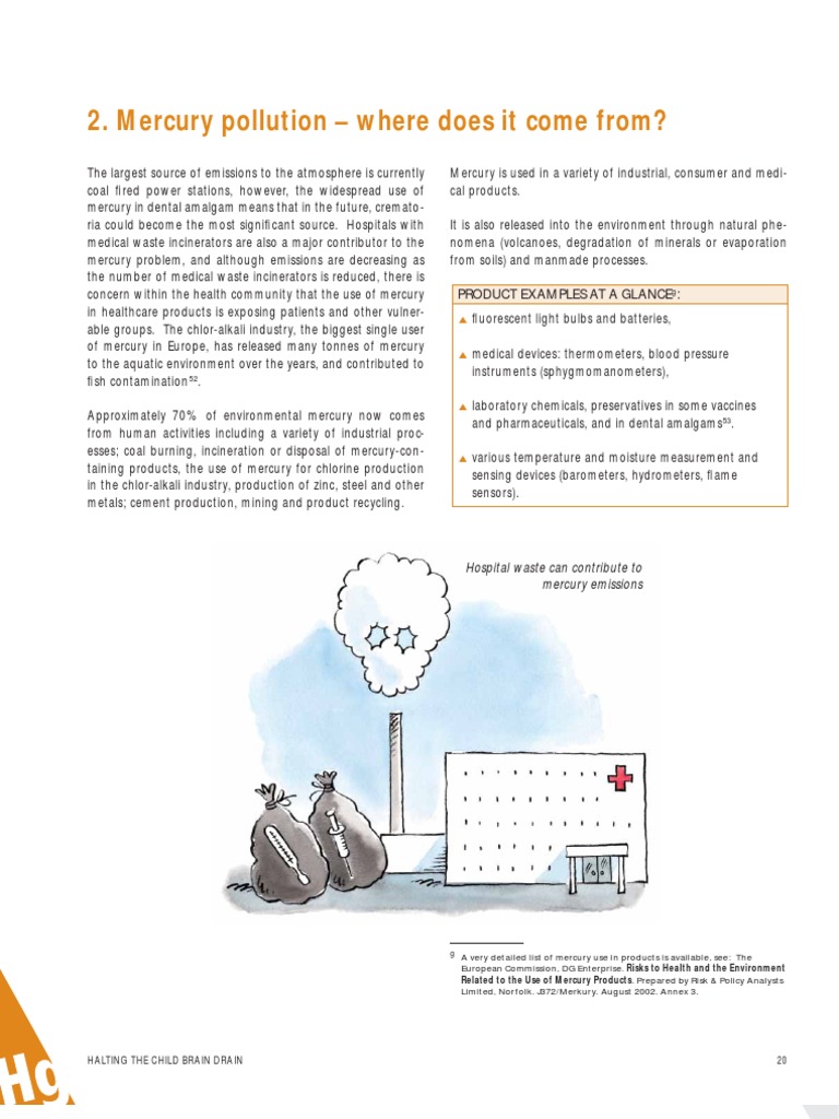 Mercury Pollution - Where Does It Come From?: Hospital Waste Can ...