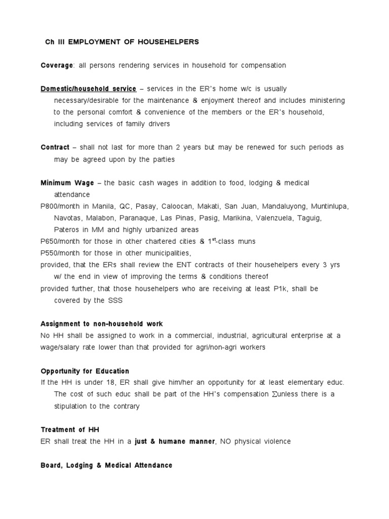 Labor Standards Azucena Finals Notes | PDF | Occupational Safety And ...