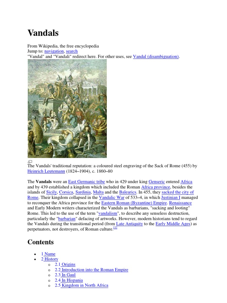 Vandals | Download Free PDF | Ancient Europe | Late Antiquity
