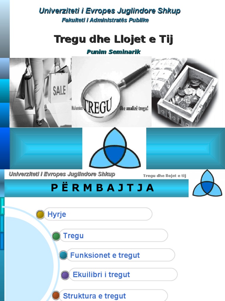 Tregu Dhe Llojet e Tij | PDF