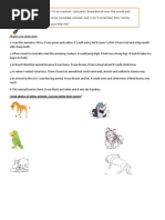 Math Animal DesignaZooChallenge Area and Perimeter 2-5 PG | PDF | Zoo ...