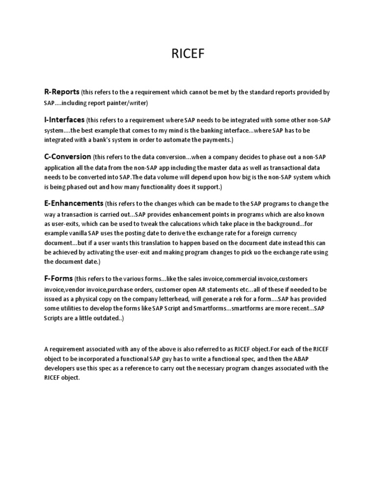 Ricef Concept Business Process Computing 9239