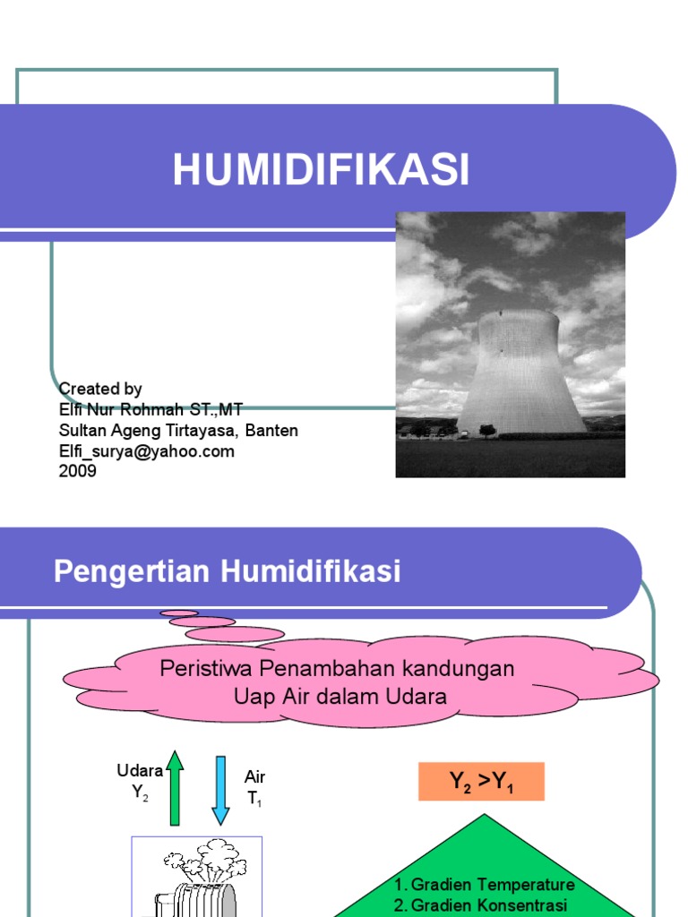Proses dan Aplikasi Humidifikasi | PDF