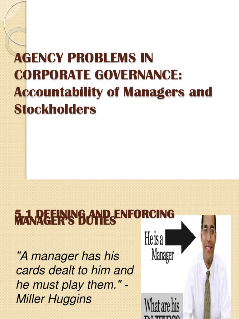 Corporate Governance Accountability Issues | PDF | Sarbanes–Oxley Act ...