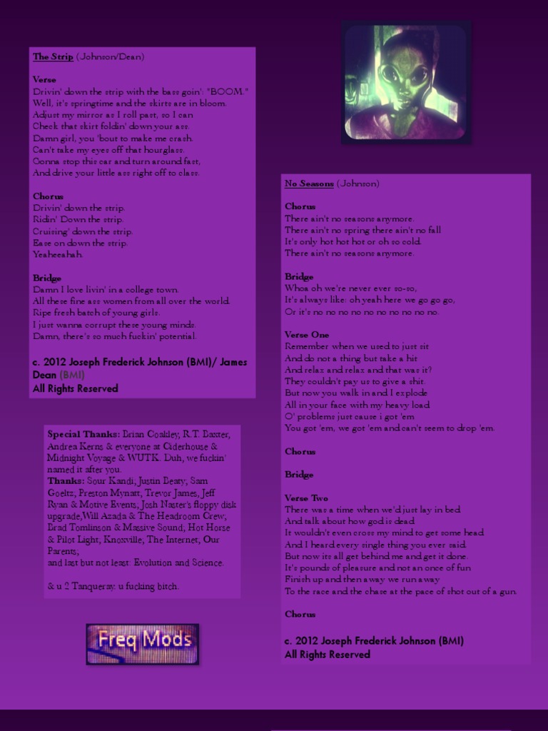 Freq Mods - Ciderhouse | PDF | Leisure | Entertainment (General)